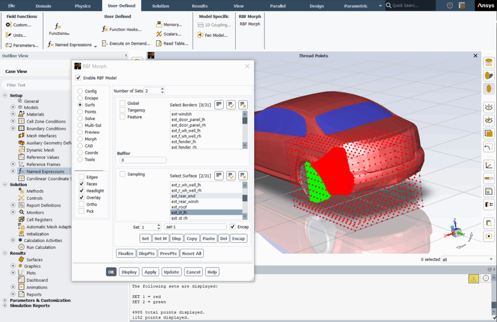 Ansys RBF Morph Fluids - RBF Morph